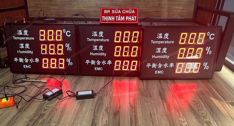 Bảng hiển thị điểm cân bằng độ ẩm EMC KỸ THUẬT ĐIỆN THỊNH TÂM PHÁT